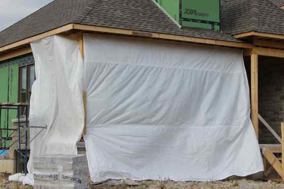 Fire Resistant Construction Tarps
