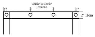 Grommet Spacing Overview - Heavy Duty Tarps Canada