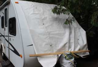 Easy way to install a heavy tarp - Heavy Duty Tarps Canada